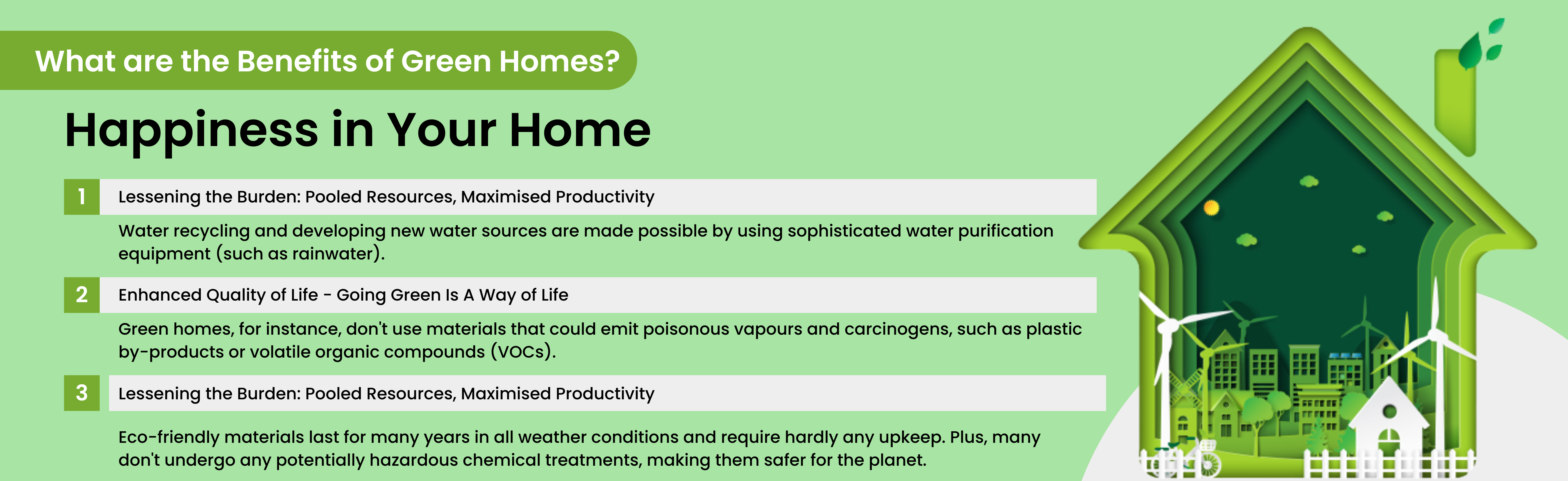 What are the Benefits of Green Homes? – Nilaya Greens